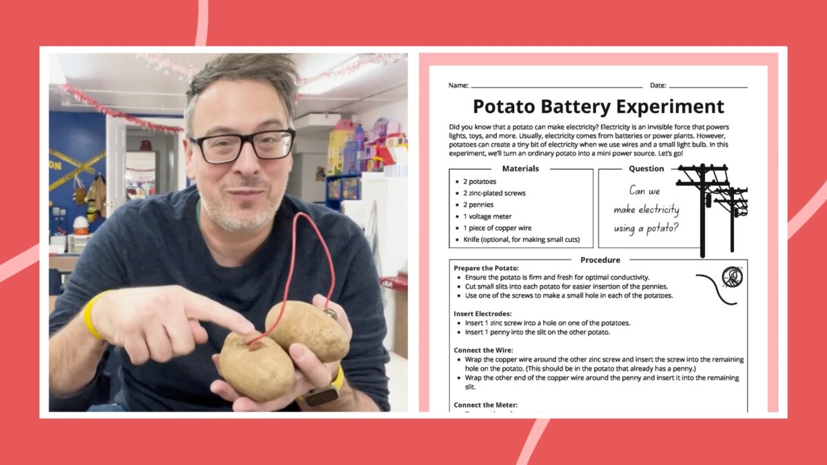 Potato Battery Experiment: How-to Plus Free Worksheet - Blog.nidoproject.com