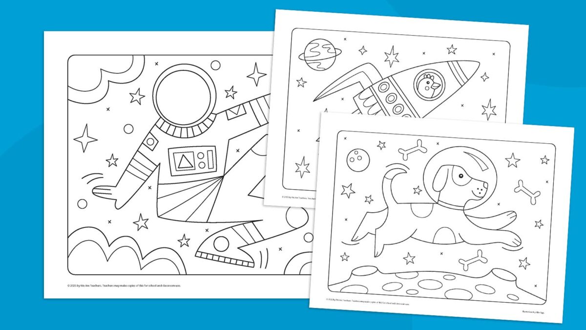 Space coloring page: free download - Blog.nidoproject.com